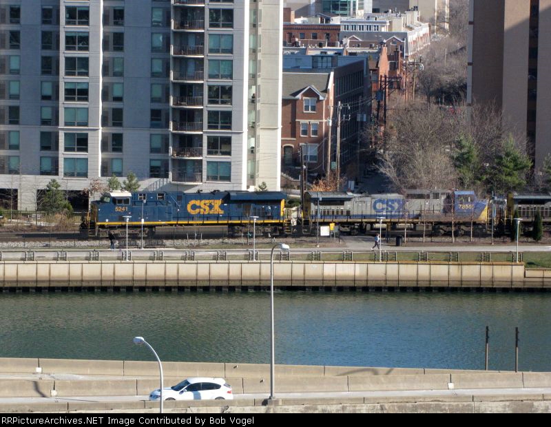 CSX 5241 and 7855